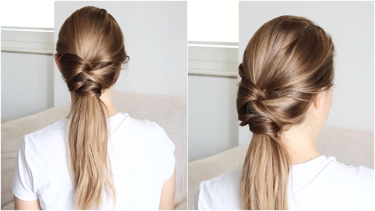😍 EASY DIY Elegant Ponytail that everyone can create 😍 Hairstyle ...