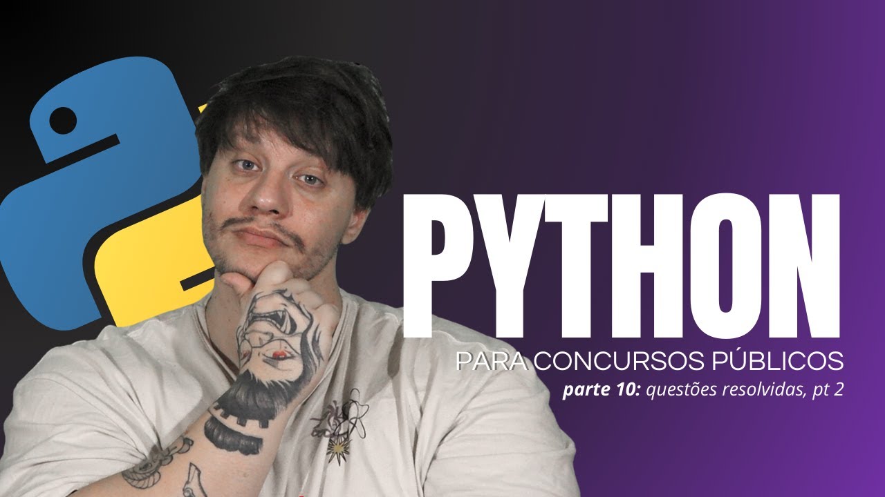 PYTHON PARA CONCURSOS - Parte 11: Questões Resolvidas, bloco II - YouTube