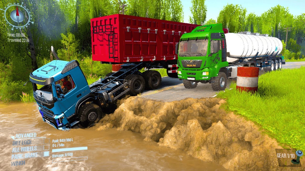 VOLVO FH VS MAN TGS | Watch These Two Trucks Attempt the Most Dangerous ...