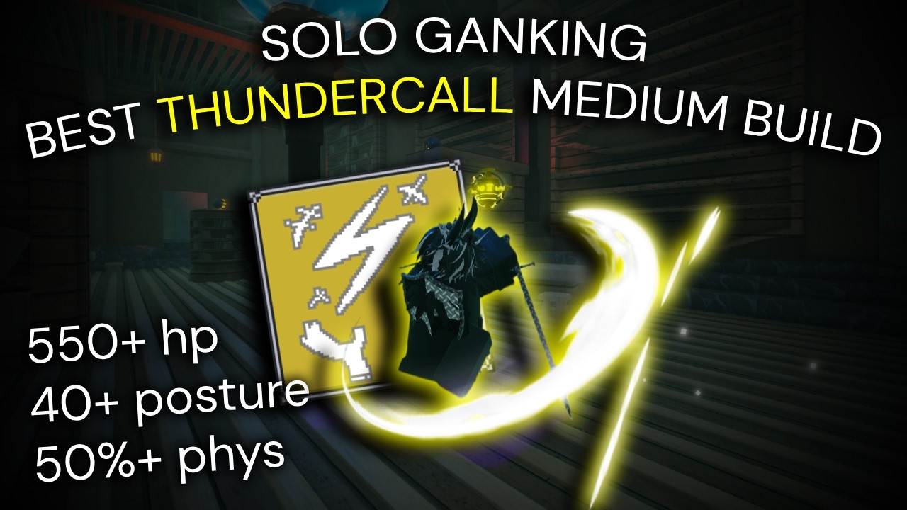 SOLO GANKING ON THE BEST THUNDERCALL MEDIUM BUILD | DEEPWOKEN - YouTube