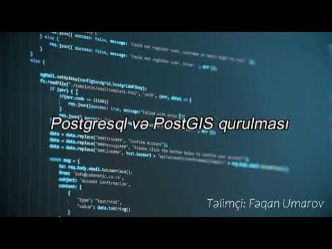 Install PostgreSQL and PostGIS #GismanisDesigningourfuture - YouTube
