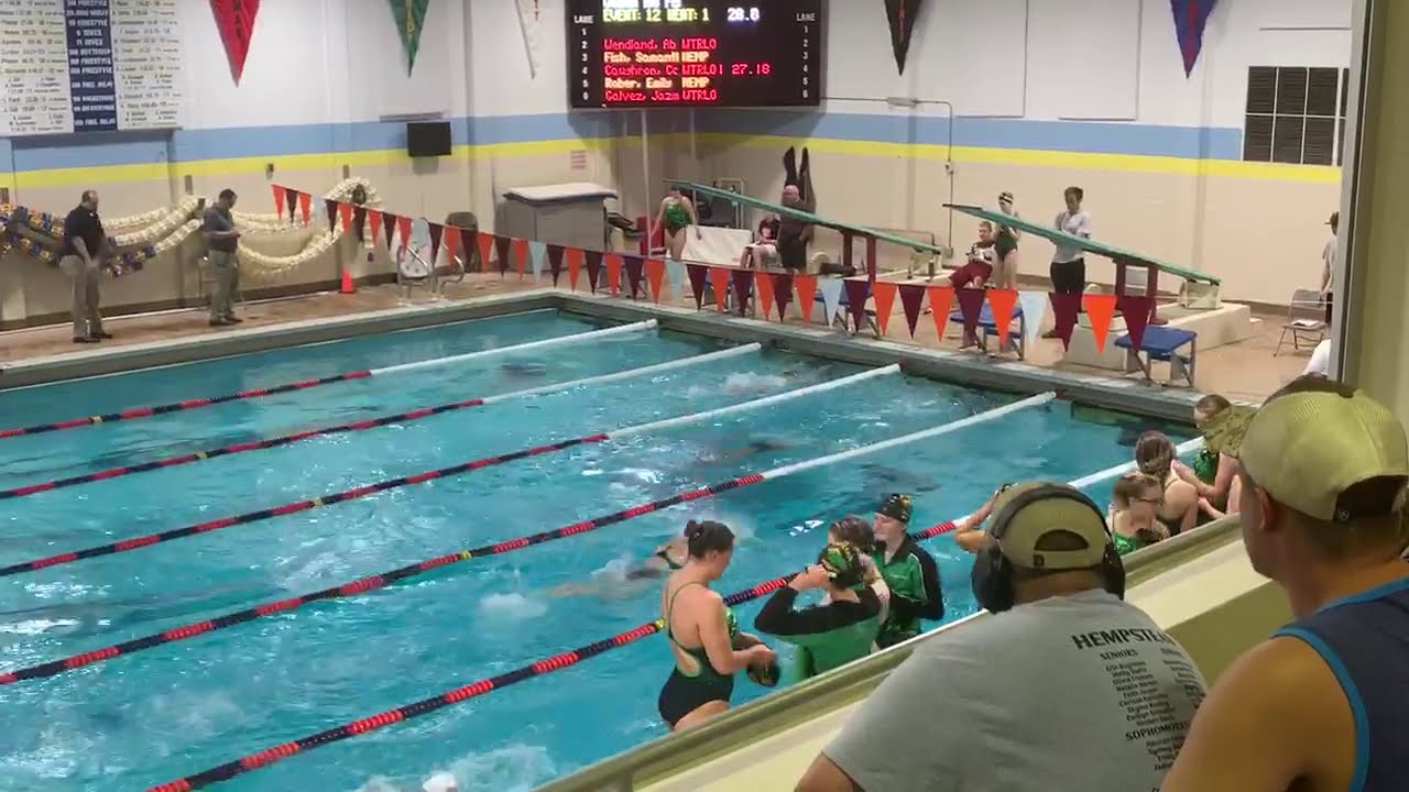 Carley Caughron - Junior, Waterloo West High School - 100 Fly - YouTube
