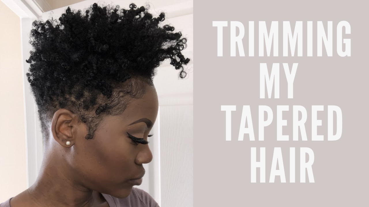 Trimming My Tapered Cut - YouTube