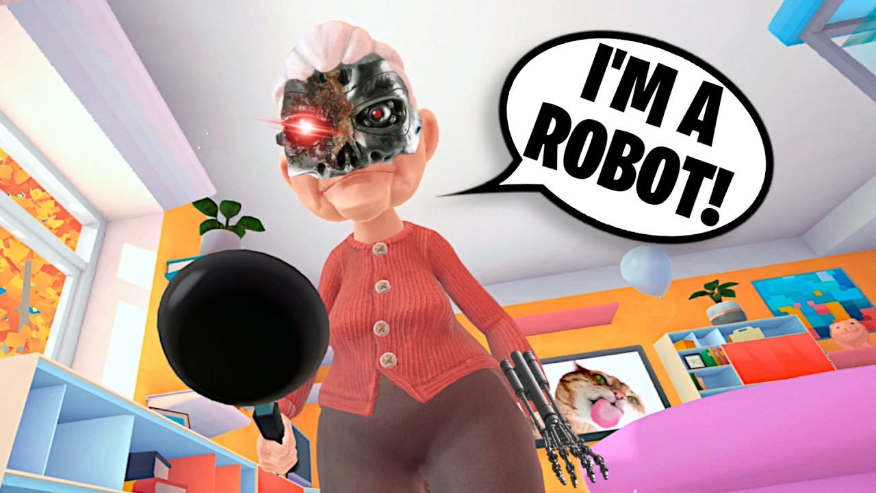 GRANNY Is a ROBOT - I Am Cat VR - YouTube