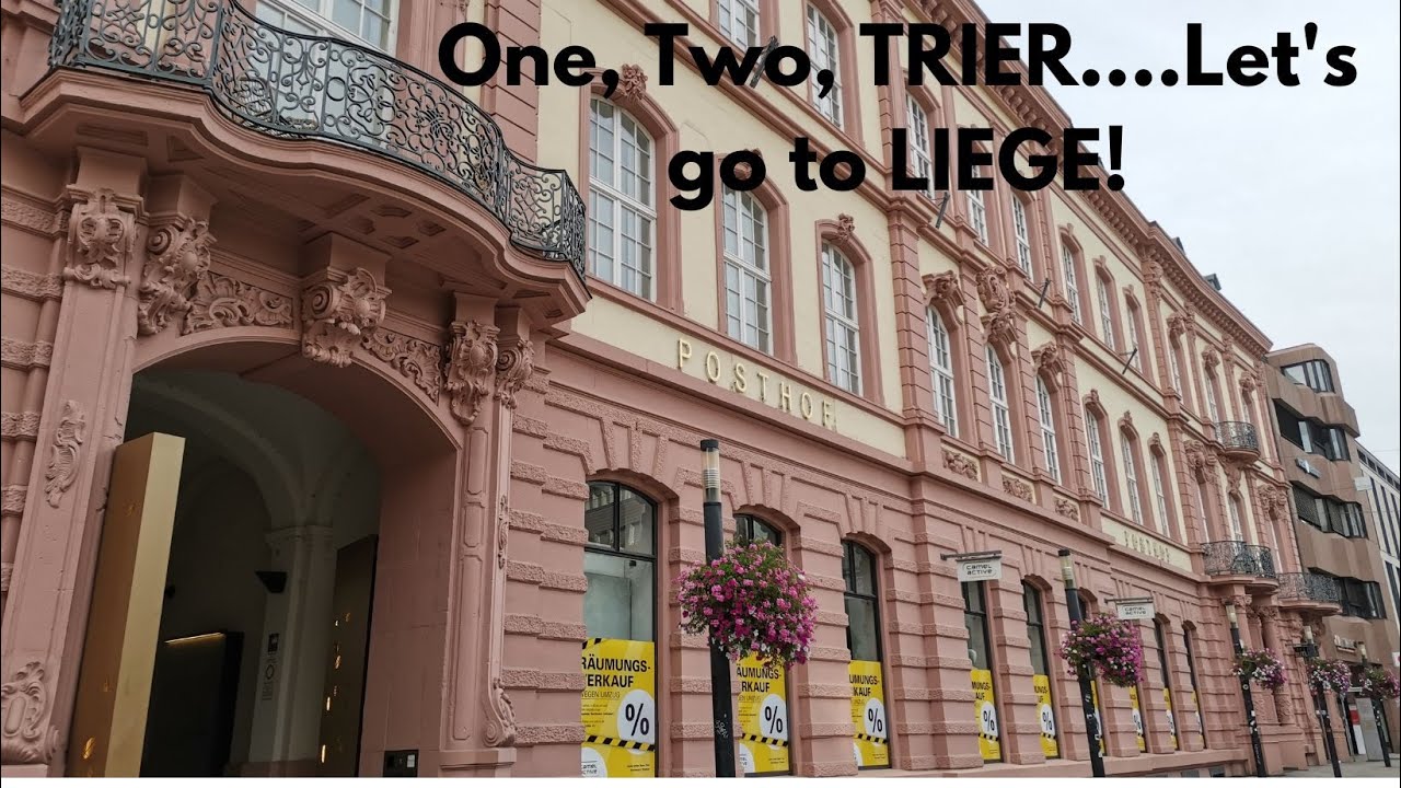 🇩🇪Trier Germany 4K drive to Liegé Belgium - YouTube