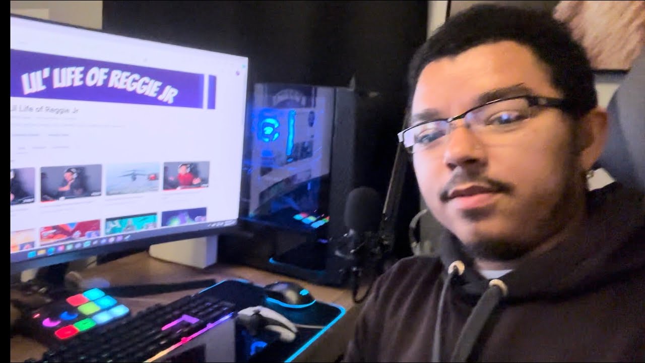 My First Official PC Setup - YouTube