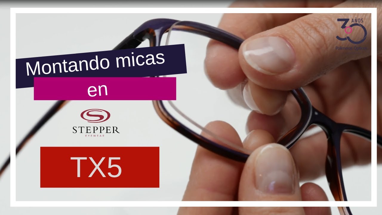 Stepper Eyewear Glazing TX5 - YouTube