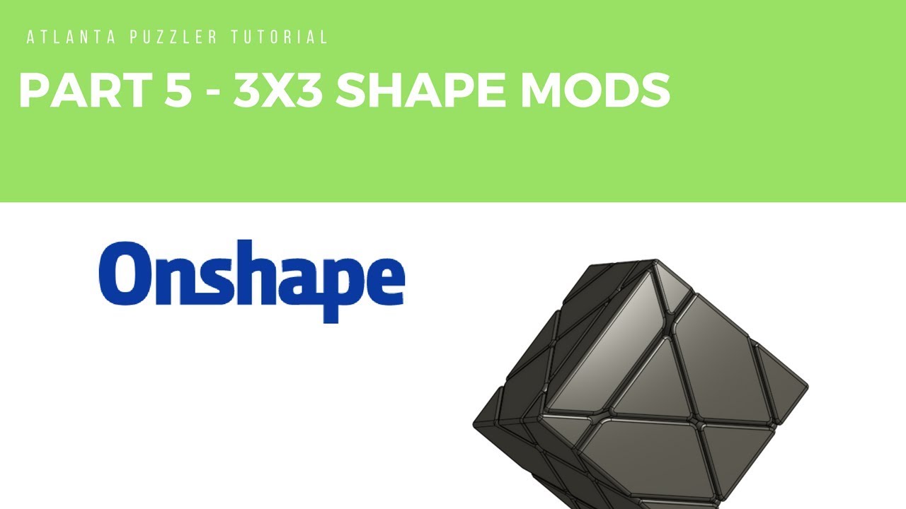 Part 5 - 3x3 Shape Modifications - YouTube