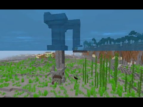 Trident ( Drowned ) farm with a new method (less than 300 blocks) make ...