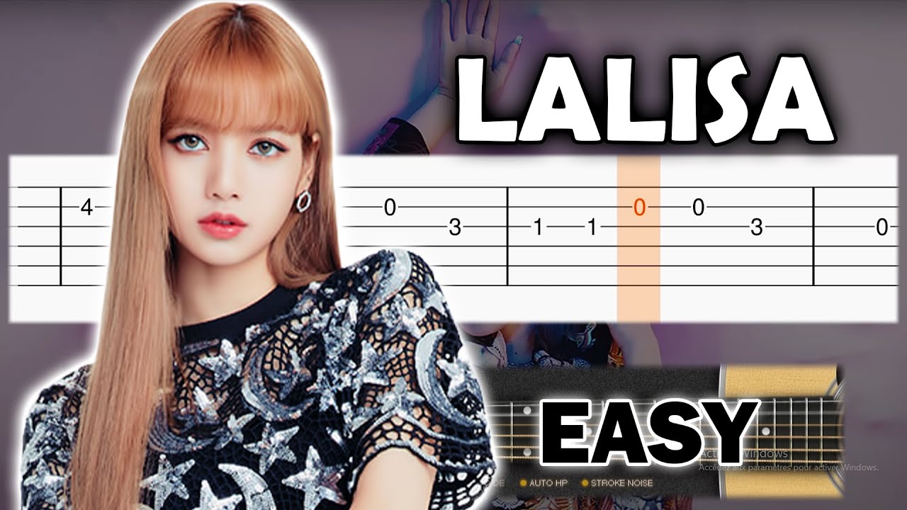 LISA - LALISA - Guitar tutorial (TAB) - YouTube