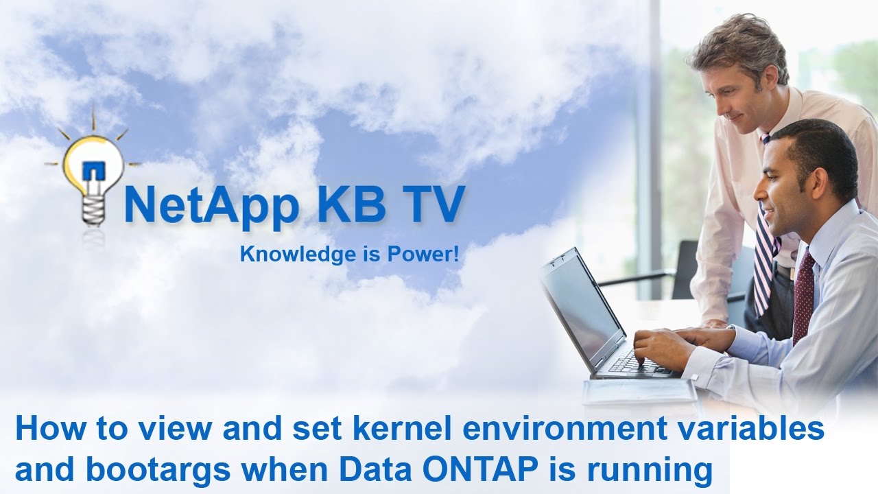 How To View And Set Kernel Environment Variables And Bootargs When Data Ontap Is Running Youtube