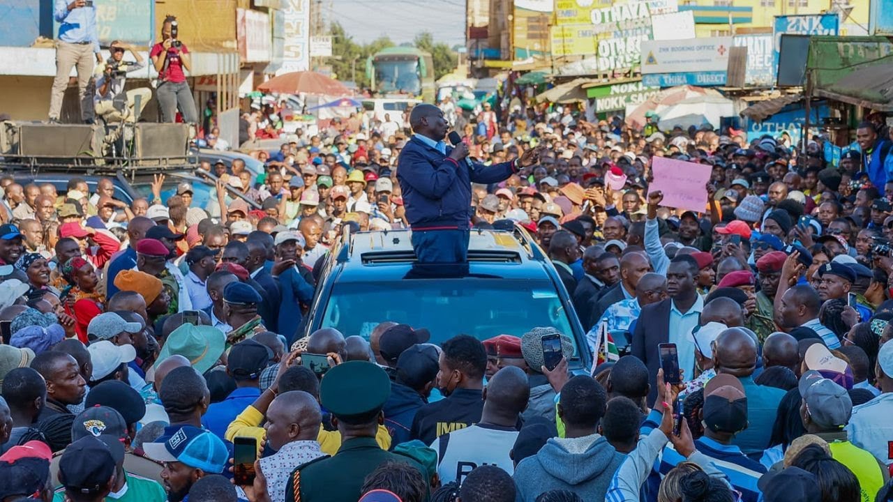 LIVE! Gachagua Accompanied by Gathoni Wamuchomba & other Leaders ...
