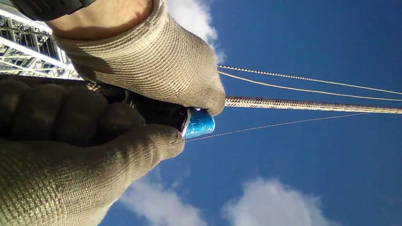 level4: rope access, rope climb on Olympic park - YouTube