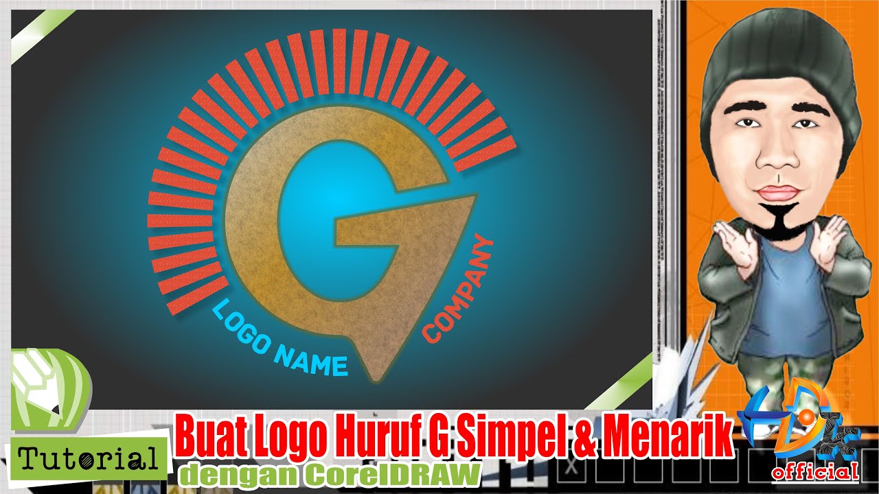 Buat Logo di CorelDraw | BUAT LOGO HURUF G SIMPEL DAN MENARIK DI COREL | Tutorial CorelDraw ...
