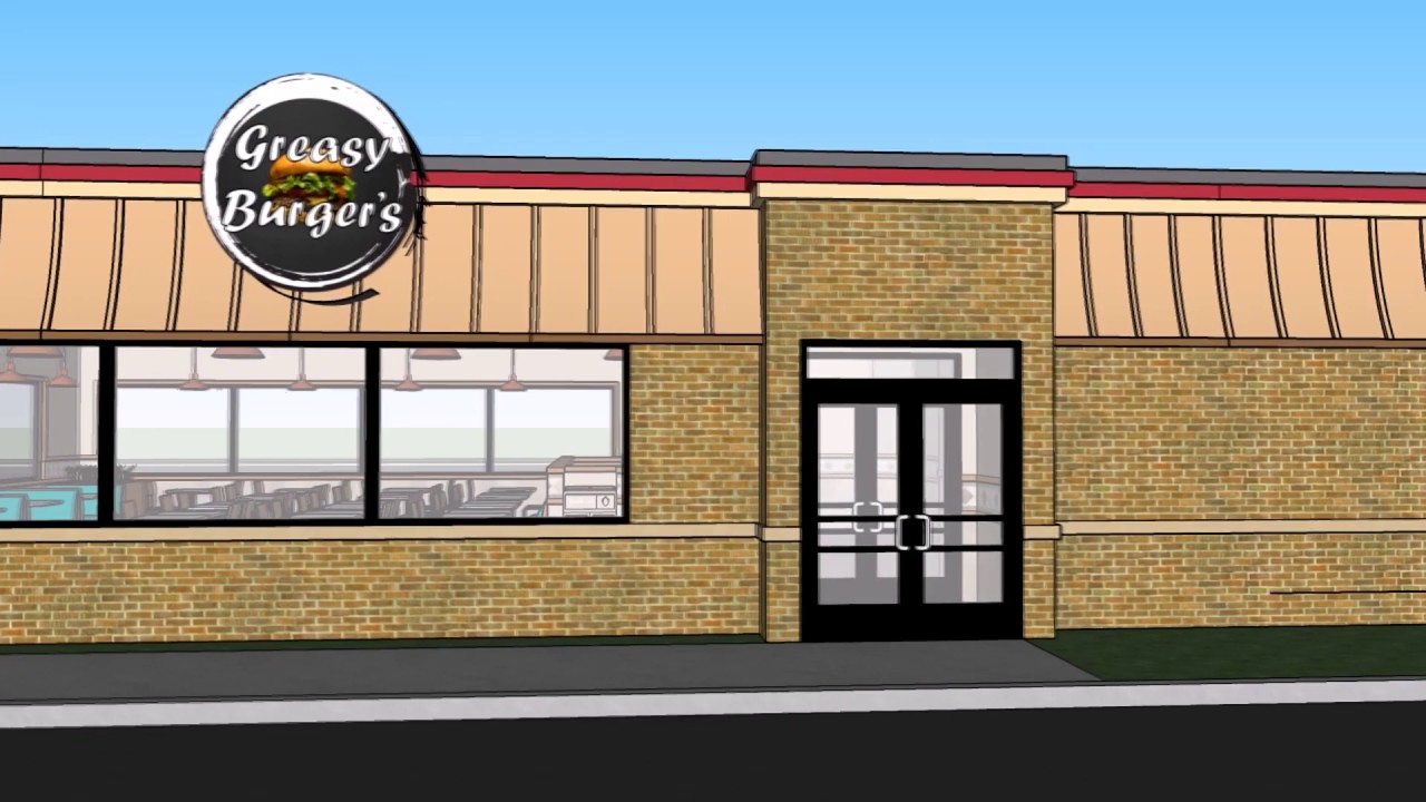 Greasy Burgers Prototipo 3D - YouTube