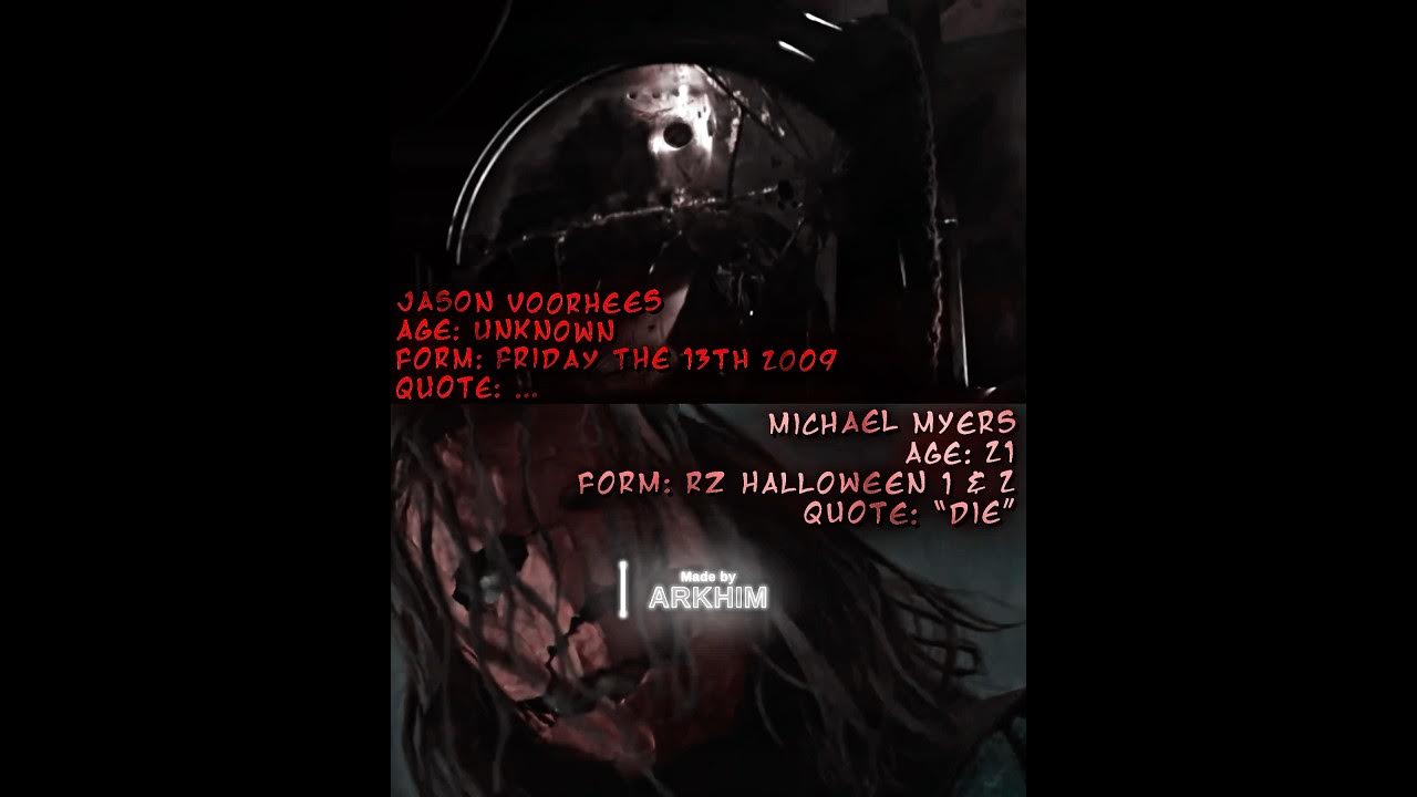 Jason Voorhees 🆚 Michael Mayers Youtube