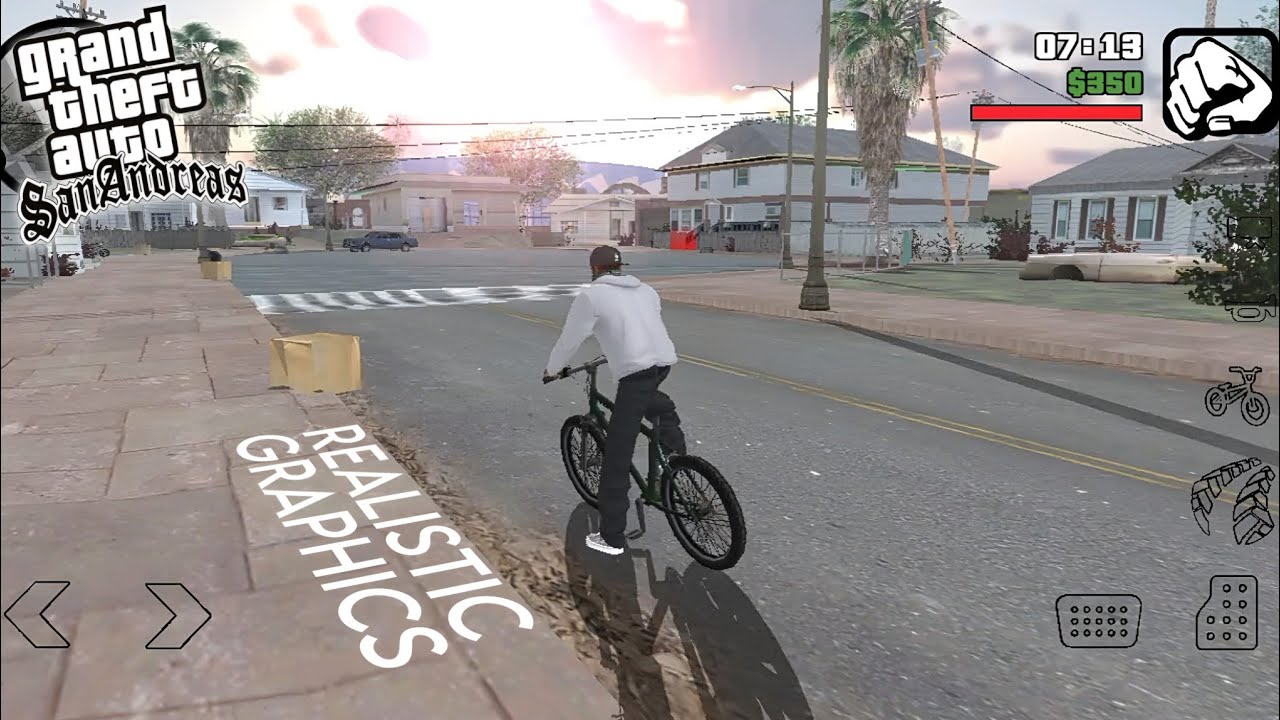 😱 GTA San Andreas Realistic Graphics Mod Android | GTA SA ANDROID - YouTube