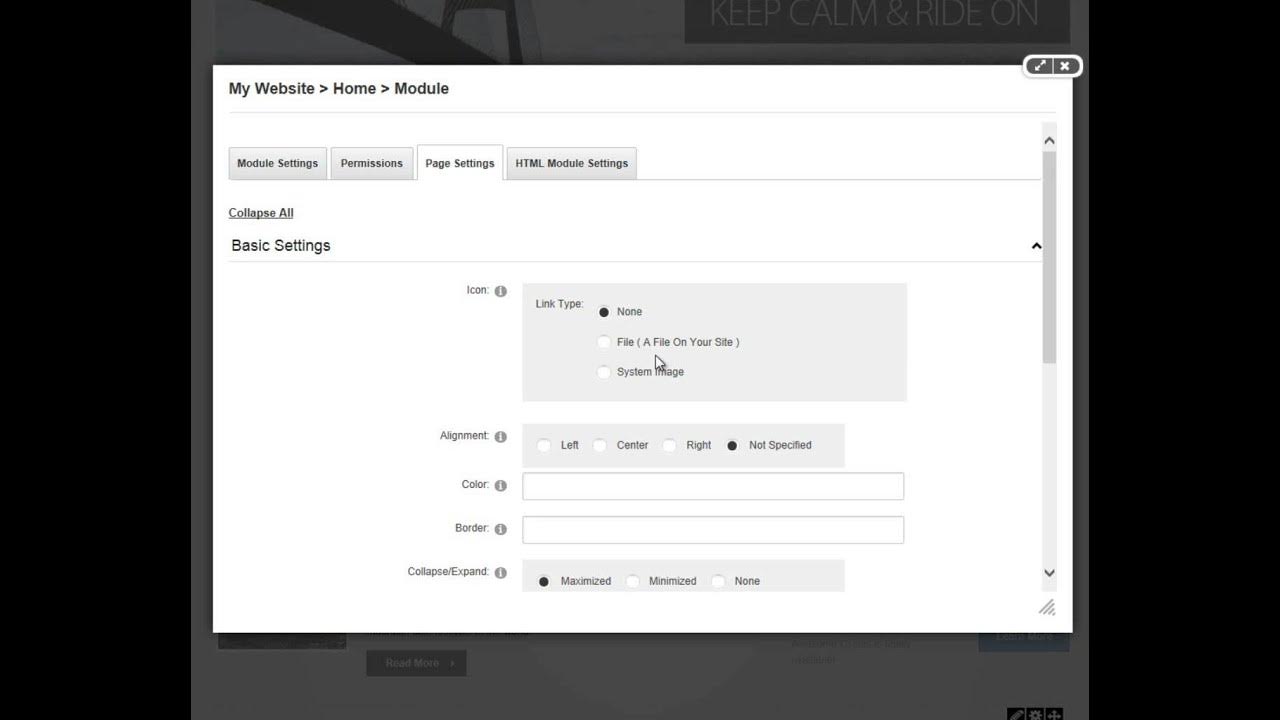 Overview of Module Settings in DotNetNuke 7 - YouTube