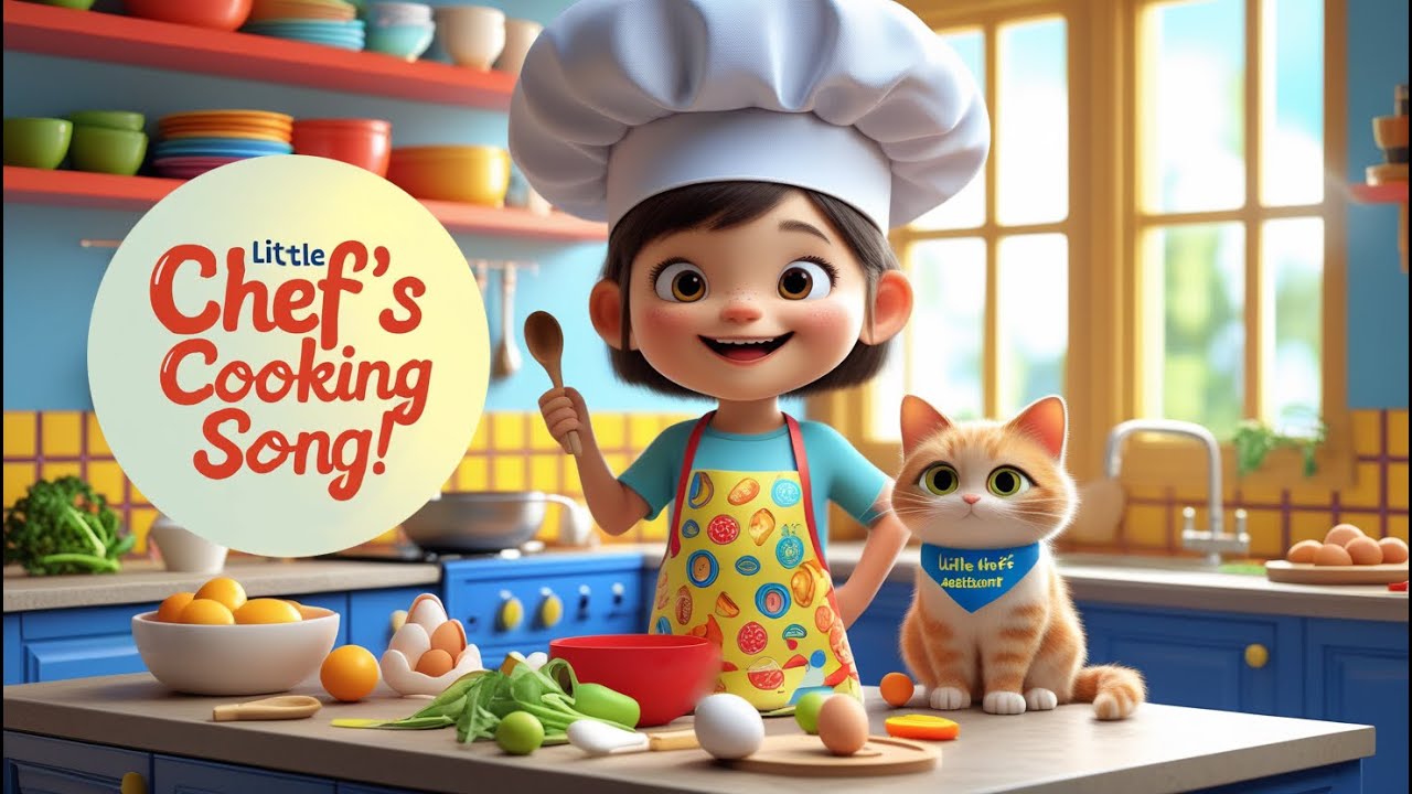 The Little Chef's Song | Cooking Rhymes | Kids Rhymes & Babies Songs ...