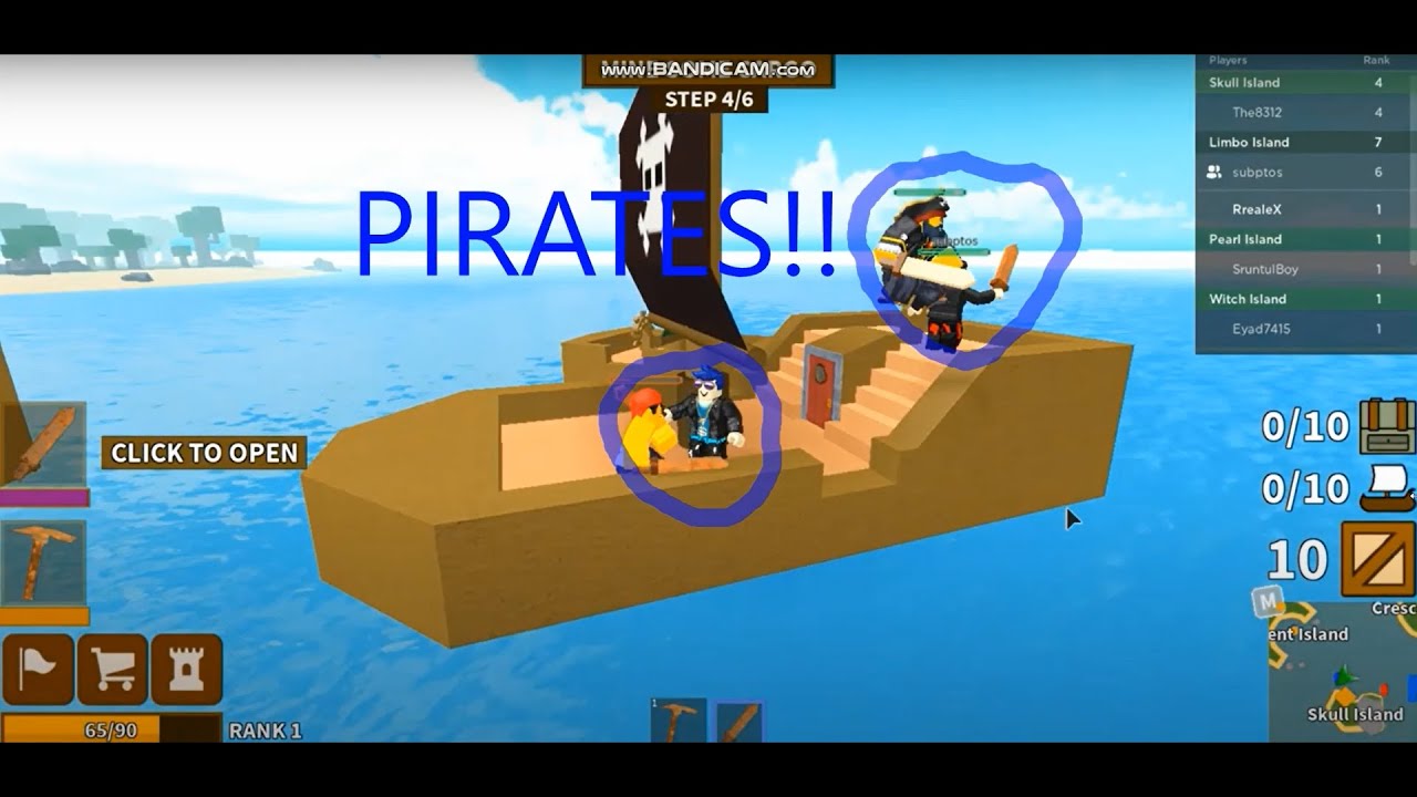 attacking players and pirates(roblox pirate simulator) - YouTube