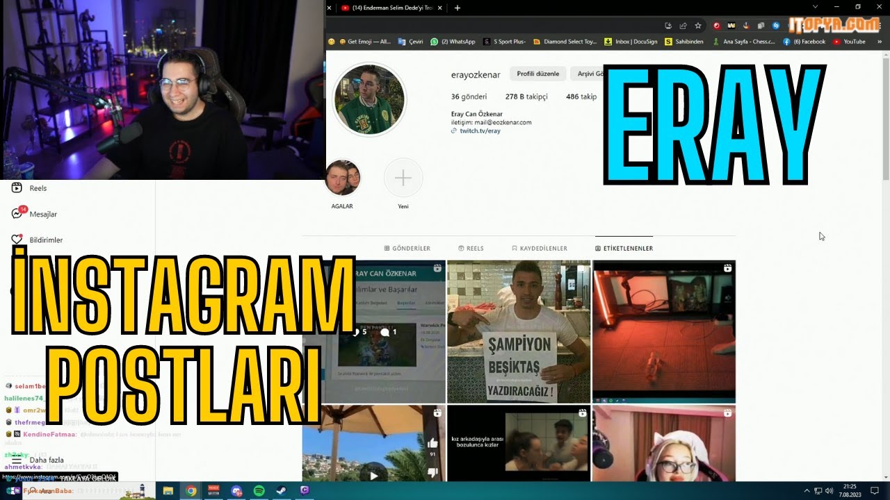 Eray - İnstagram Postlarına Bakıyor !!! 😀 - YouTube