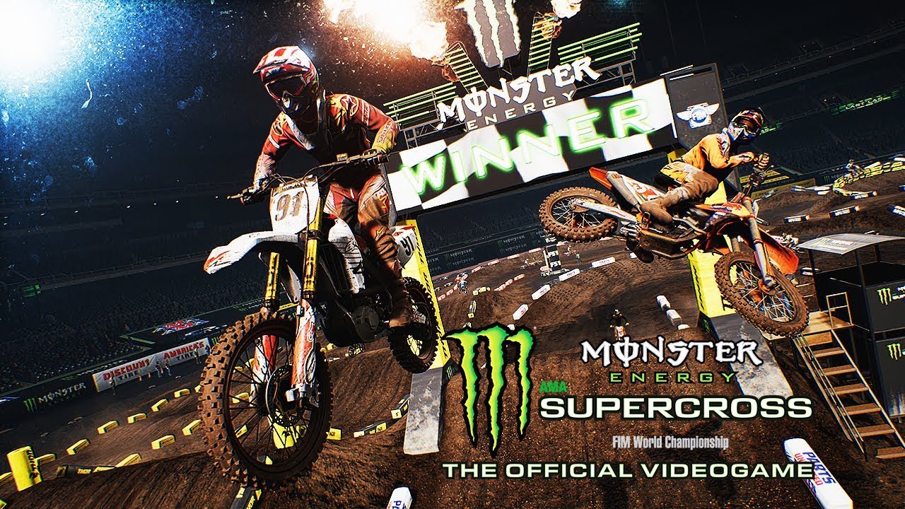 Monster Energy Supercross Gameplay #10 - Doch nur Dritter | Monster ...