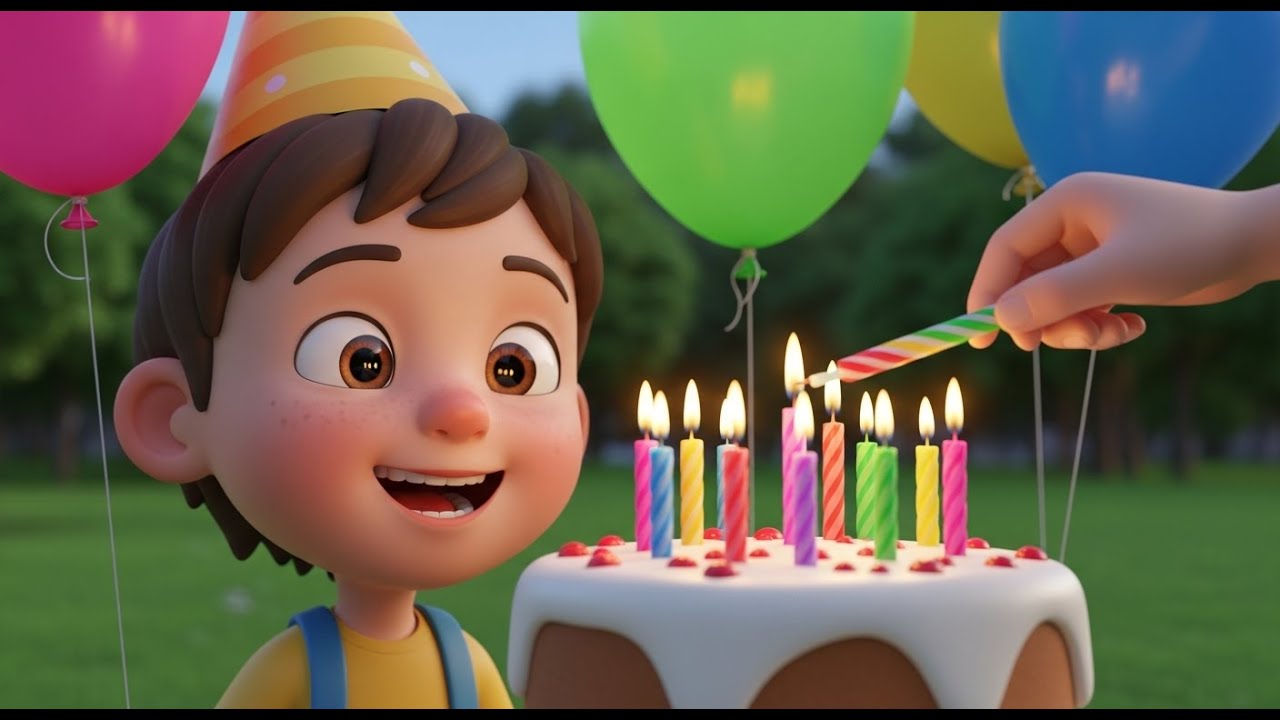 Birthday Balloon Surprise Song for Kids 🎈🎂 | Fun Birthday Rhyme | Learn ...
