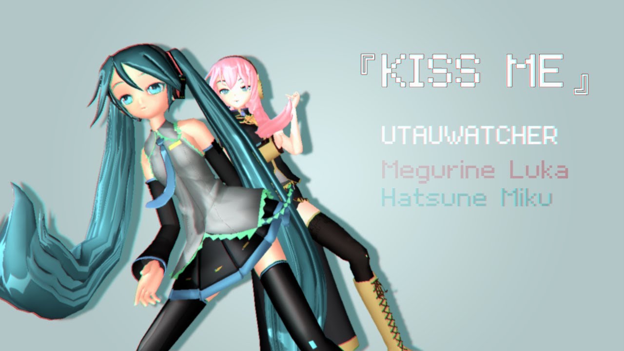 Hatsune Miku And Megurine Luka Kiss