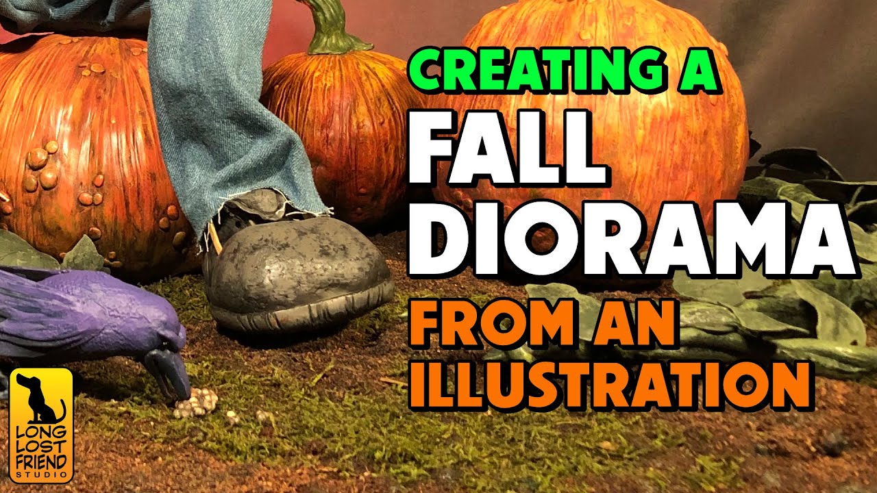 Creating a Fall Diorama from an Illustration - YouTube