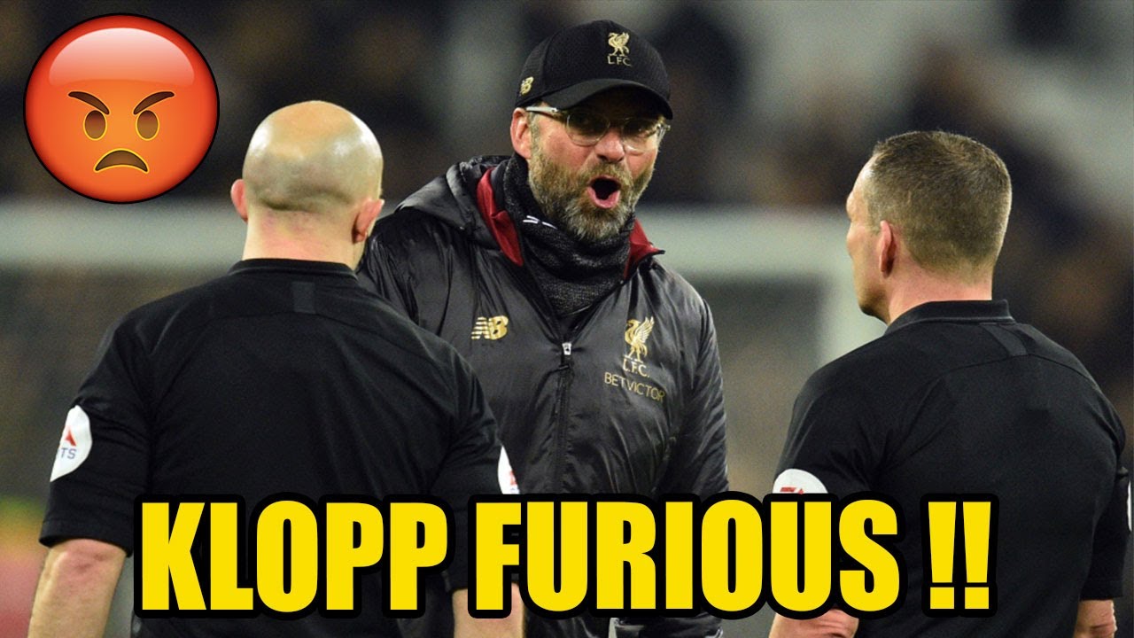 KLOPP FURIOUS WITH REFEREE: IT'S NOT A PENALTY & I WANTED TO TALK WITH ...