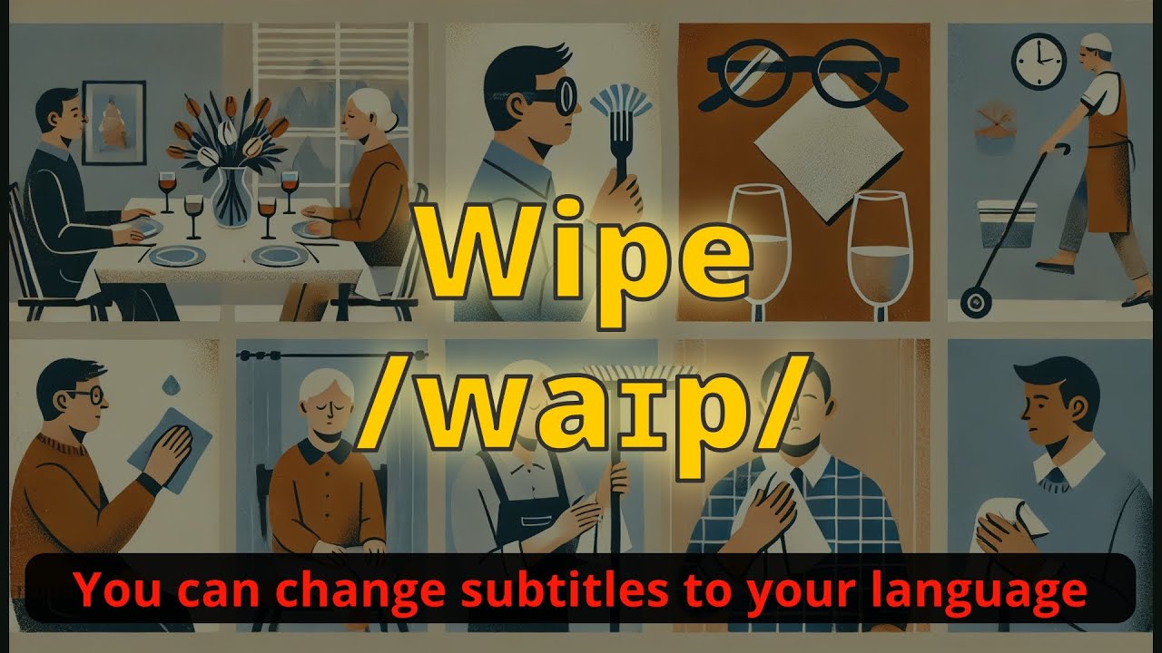 Wipe meaning with 5 examples - YouTube
