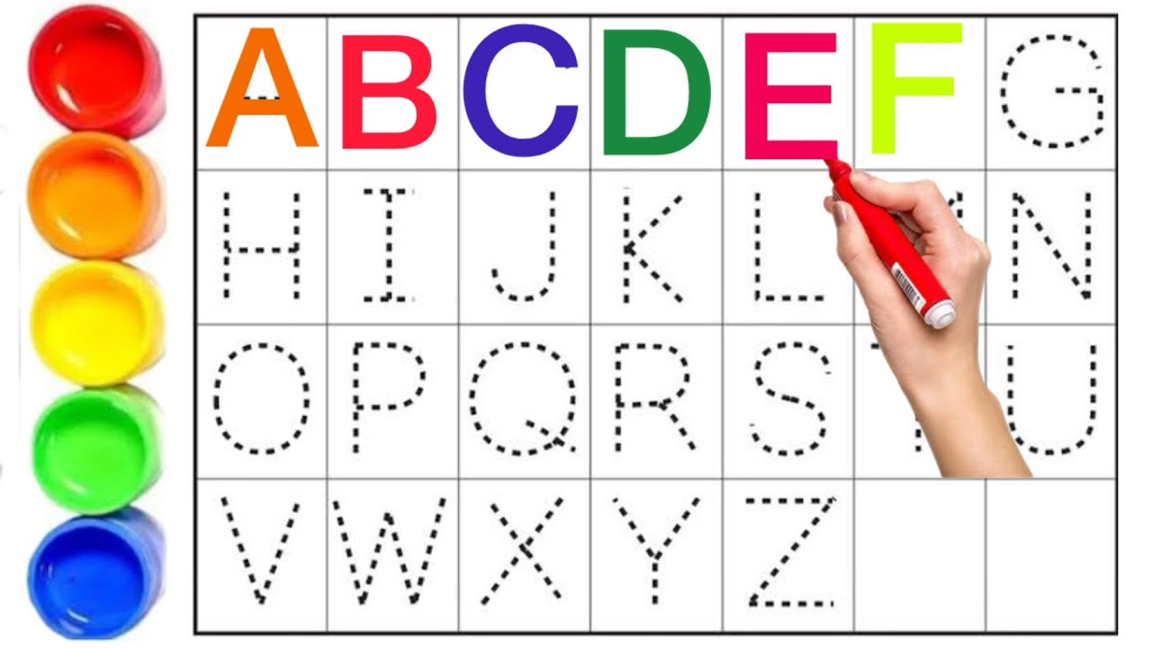 Alphabets writing for kids || how to write small letter alphabet ...