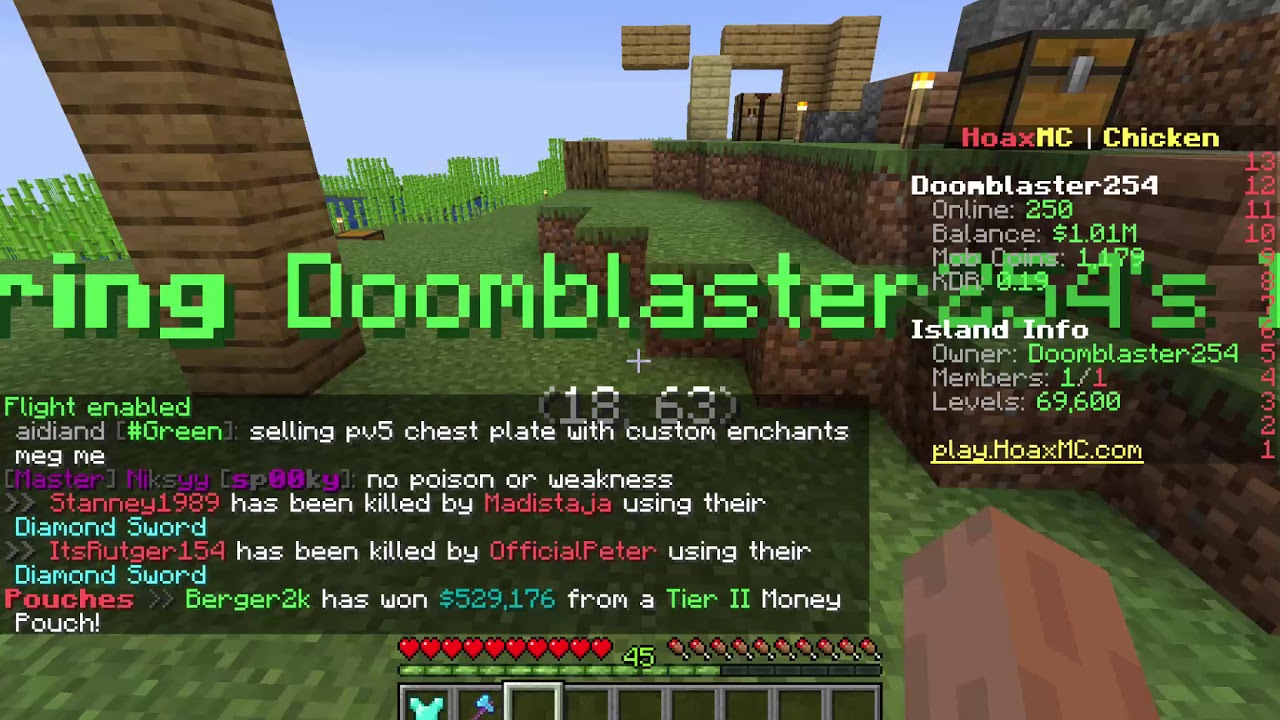 Minecraft hoaxmc i got offerings - YouTube