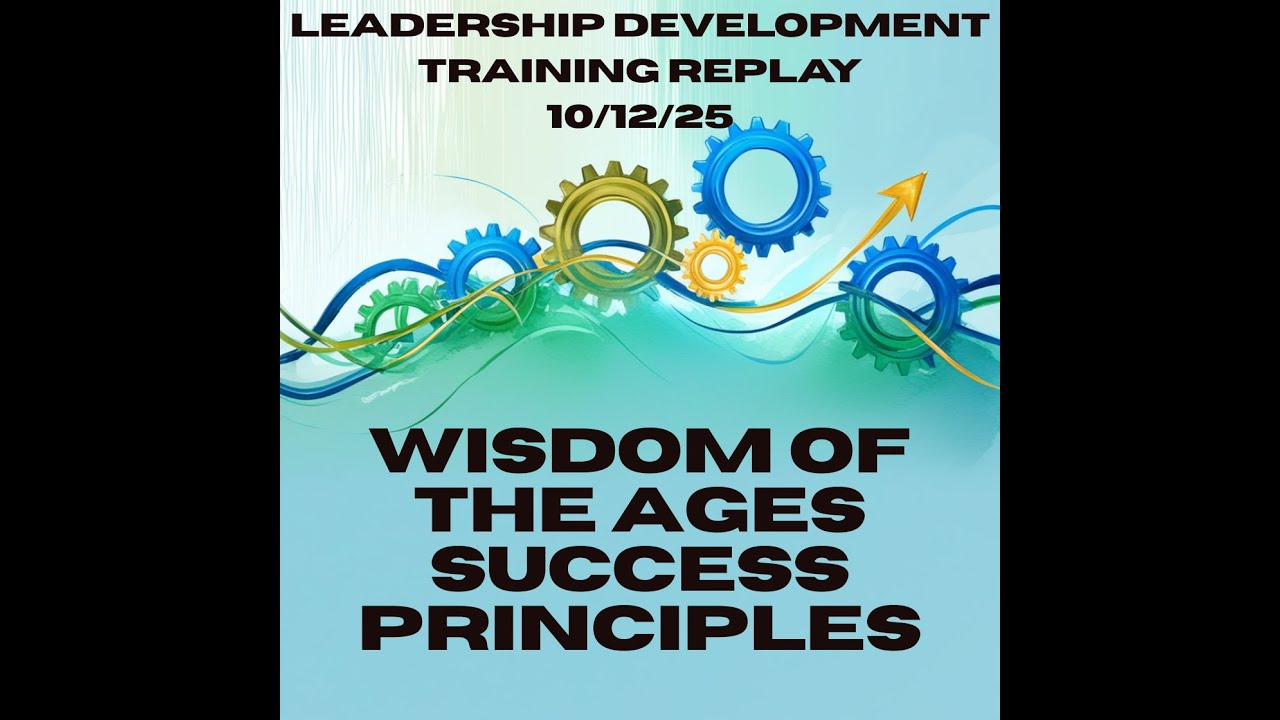 Sunday Leadership Development Training Replay | Success Principles |10. ...