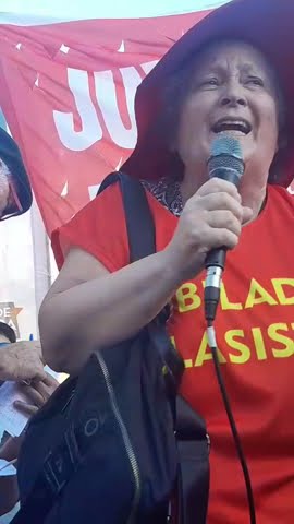 Discurso de Sara Daneri (Jubilados Clasistas-Política Obrera) en la ...