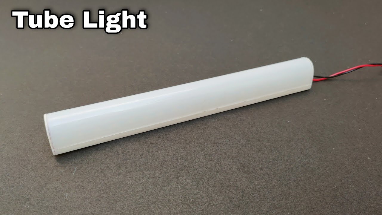 How To Make Led Tube light At Home | Super Bright Led Tube light - YouTube