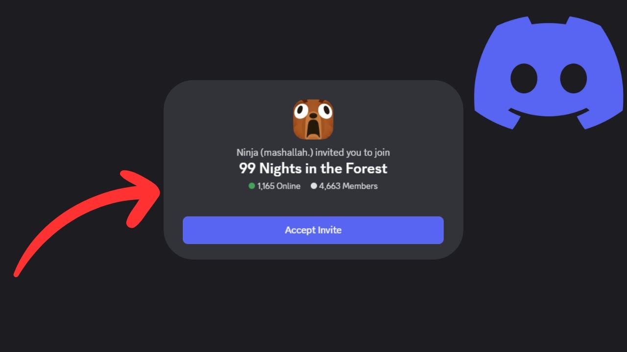How to Join 99 Nights In The Forest Discord Server - step by step - YouTube