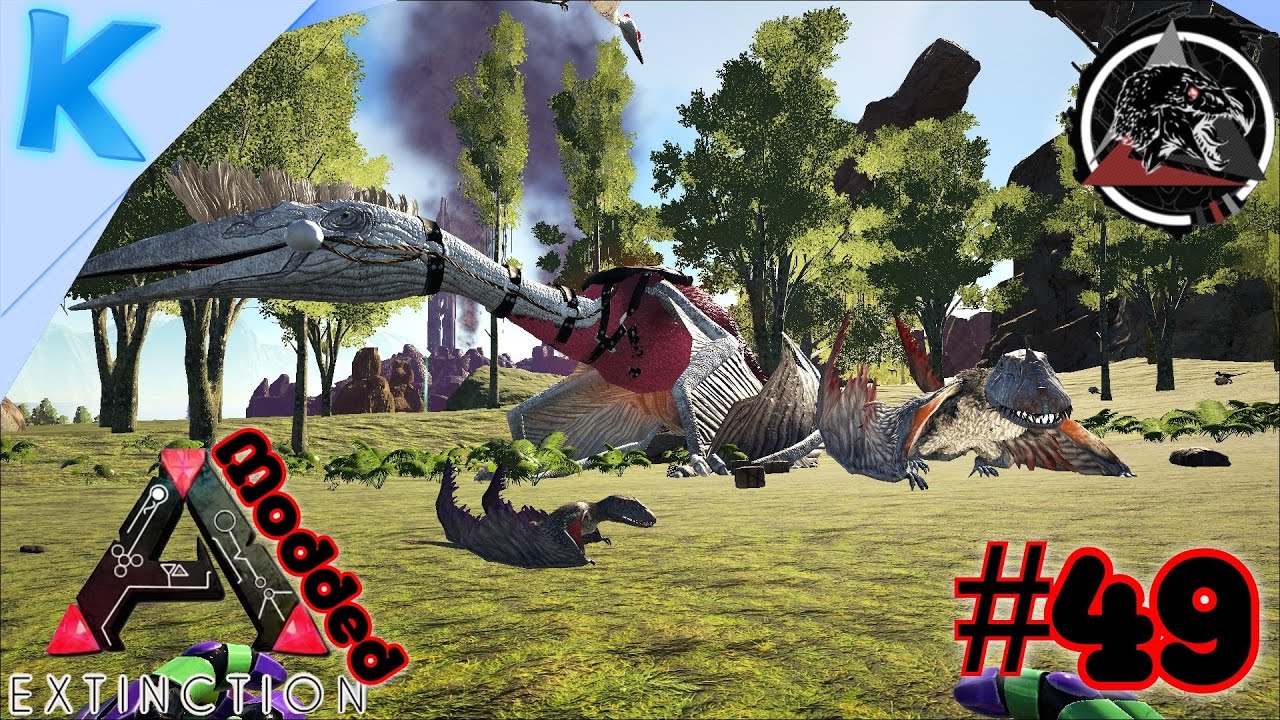 Ark - mods - Extinction Core - Ep 49 Alpha Quetz temmen Tek Gear Testen ...