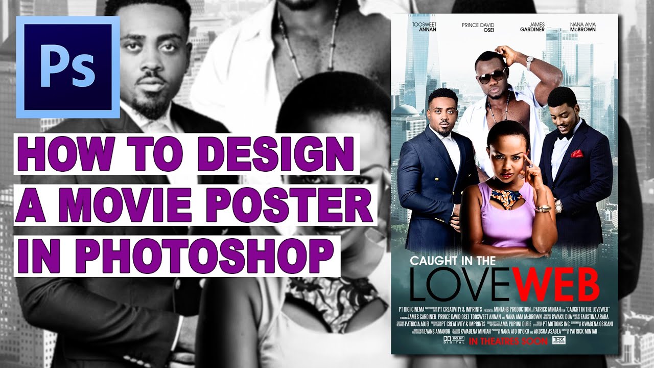How To Design A Movie Poster In Photoshop | Photo Manipulation Effects ...