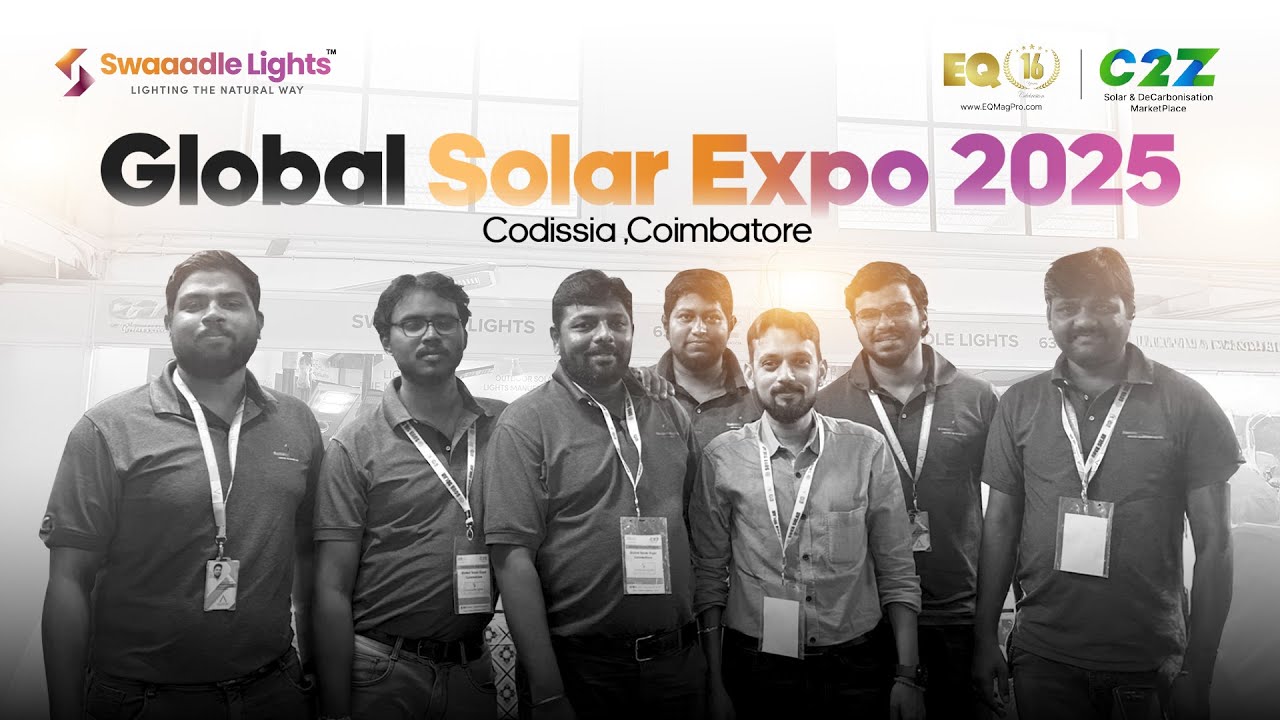 Global Solar Expo 2025 | Codissia | Coimbatore | Swaaadle Lights | A ...