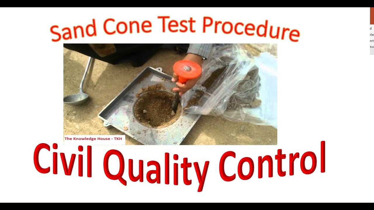 Sand Cone Test Practical at site | Civil Engineering | how to conduct a ...
