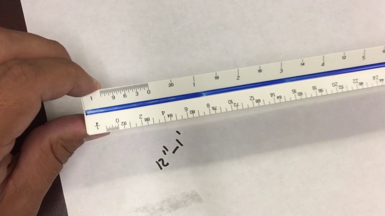 PRINT READING CHAPTER 1 VIDEO 6 SCALES - YouTube