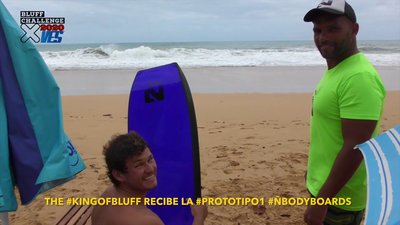 STEPHEN DU PREEZ KING OF BLUFF RECIBE LA Ñ BODYBOARDS PROTOTIPO 1 AL ...