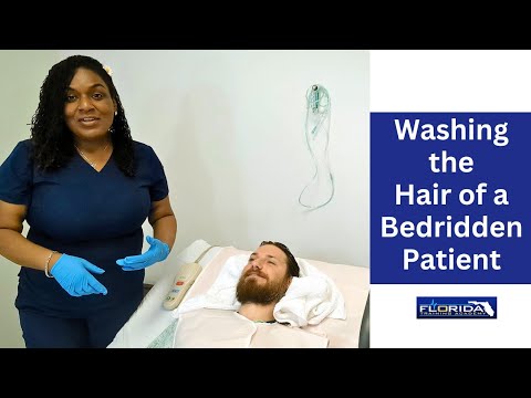 How to Wash a Bedridden Patient's Hair #CNA #Caregiver #Hospice