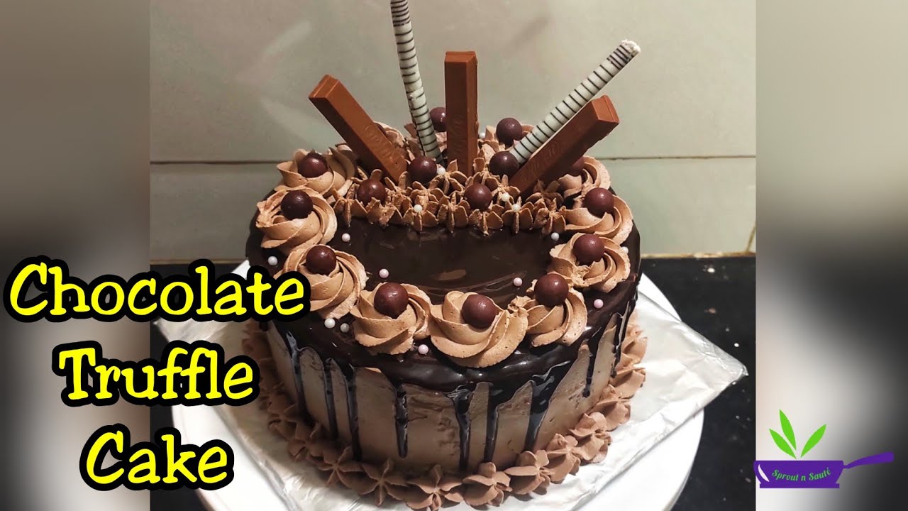 Chocolate Truffle Cake | Bakery-style Chocolate Birthday Cake - YouTube