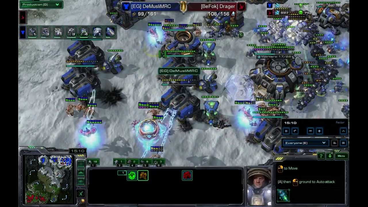 SeKo Starcraft - EG DeMusliM vs Drager - Pro SC2 HOTS Replay - YouTube