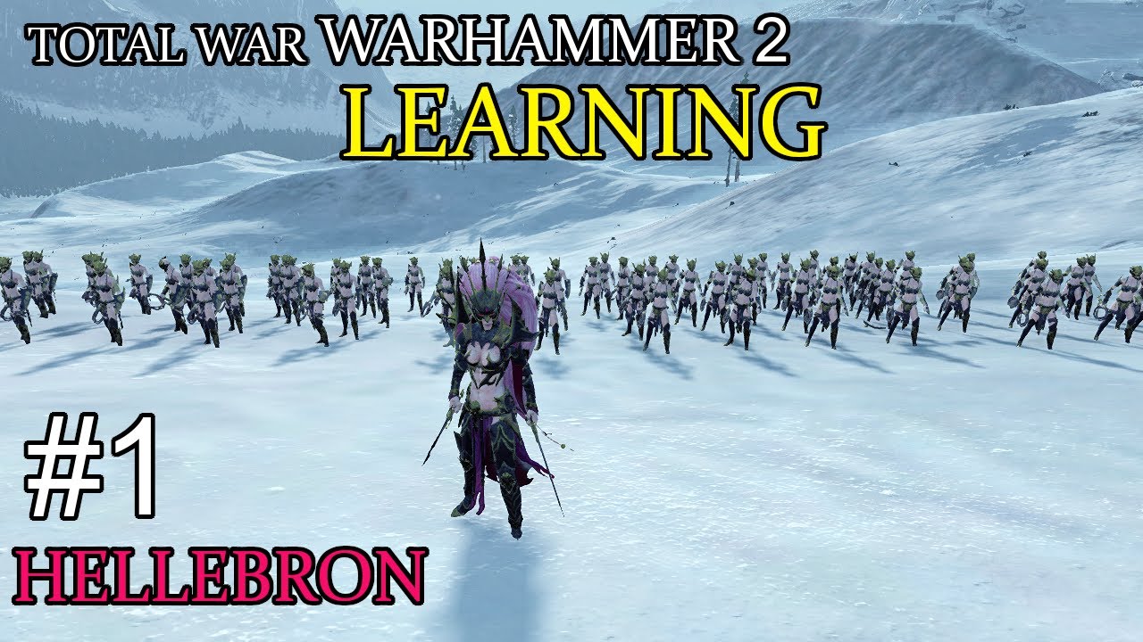 Learning Warhammer 2 #1 - First time (Crone Hellebron) - YouTube