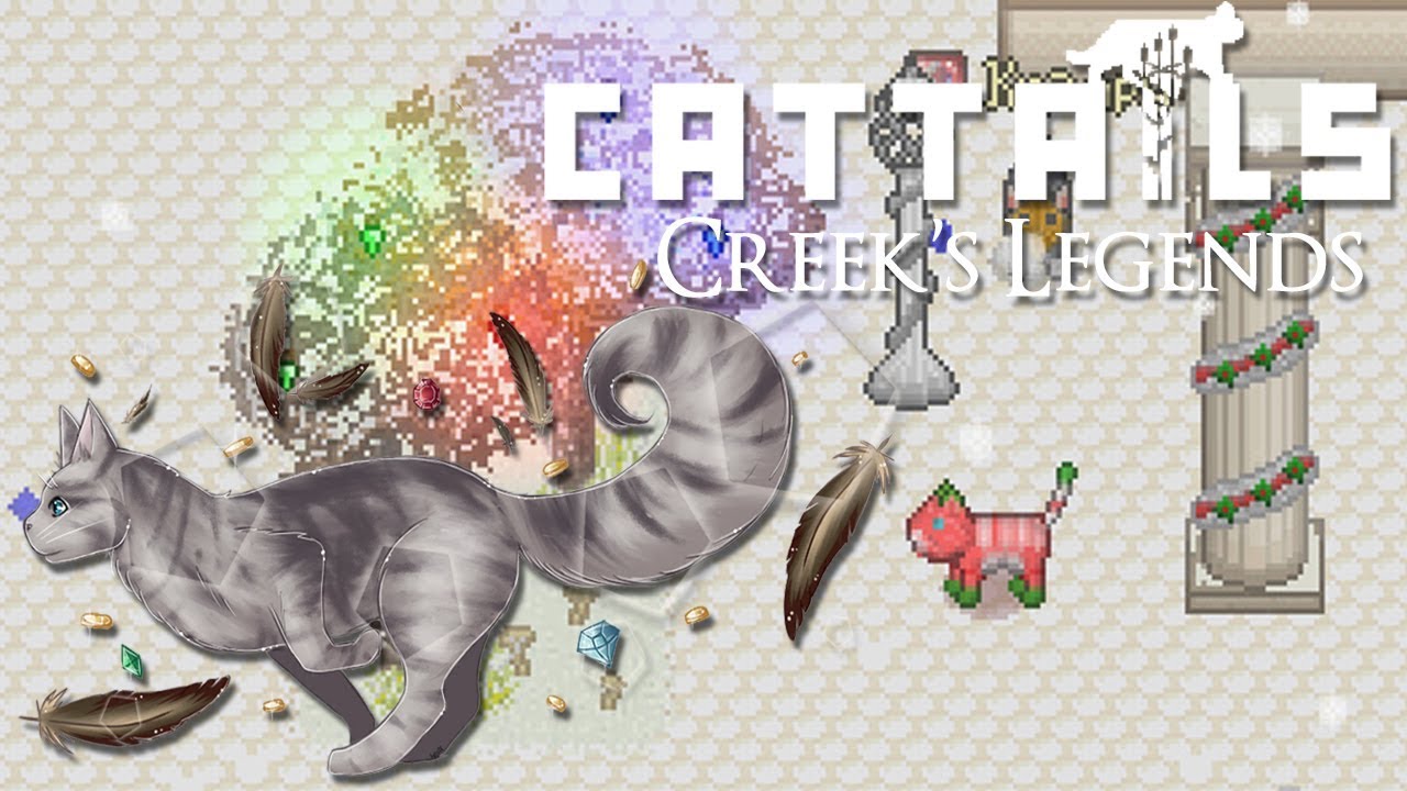 Candy-Cane Colored Cats at the Winter Festival!! 🐾 Cattails: Creek's ...