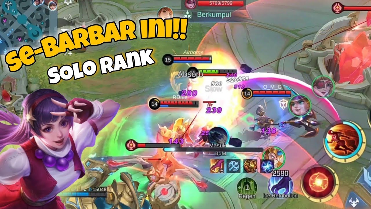 GUINEVARE JUNGLER OP KUAT! GUIN RETRI BUILD TANK🔥 | Mobile Legends ...