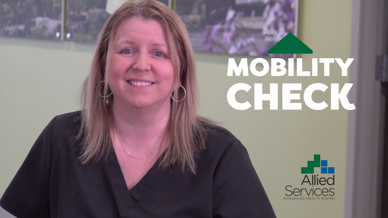 Home mobility and balance check - YouTube